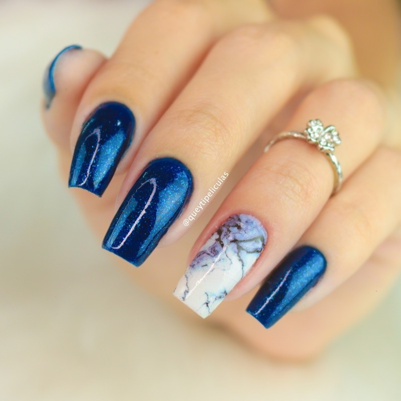 Unhas azuis: 30 lindas ideias para arrasar!